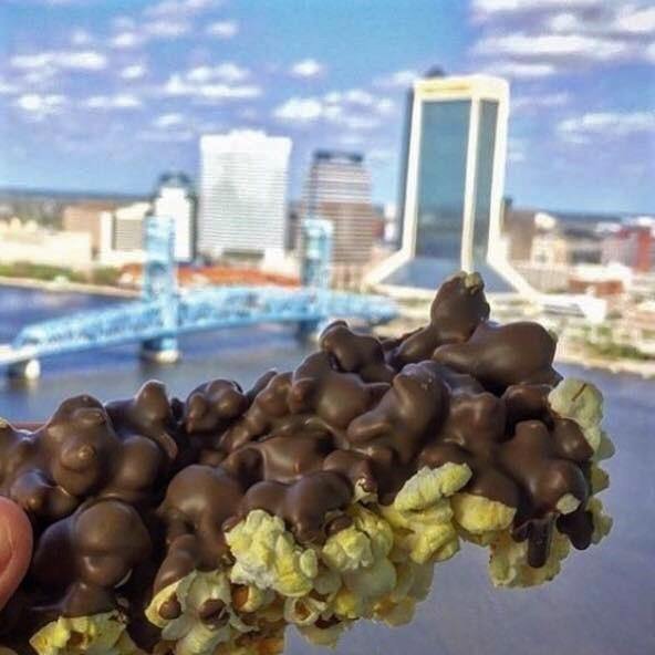 Milk Chocolate Covered Popcorn Bar | Peterbrooke 3 oz